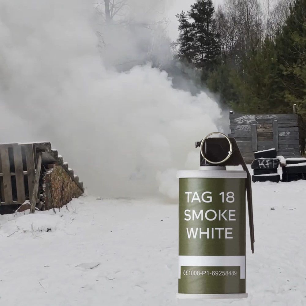 M18 Rauchgranate mit Kipphebel (USA Version) Weiß 35 Sek. TAGinn